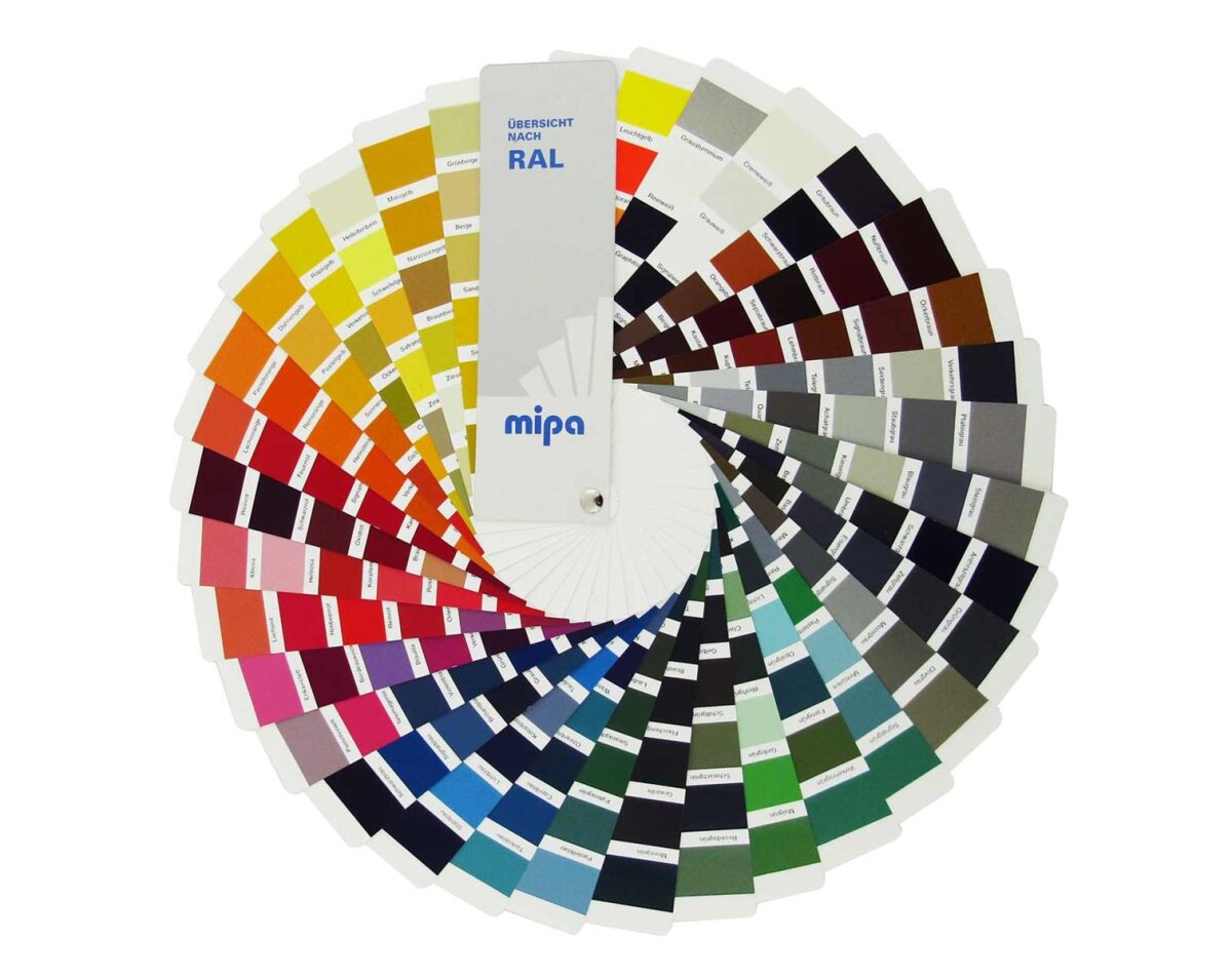 Farbtonfächer RAL Farbkarte, 9,50